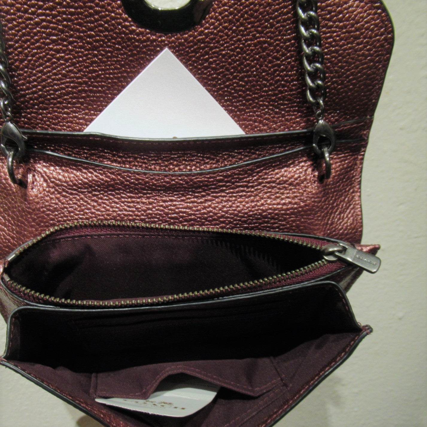 Coach Dusty rose Leather Cross body Shoulder bag – Clotheshorse ...