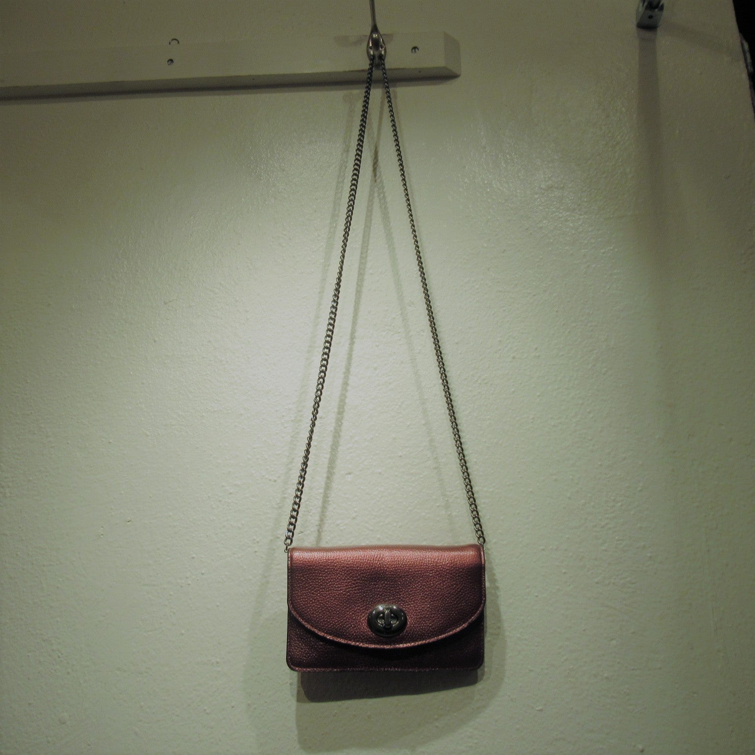 Coach Dusty rose Leather Cross body Shoulder bag – Clotheshorse ...